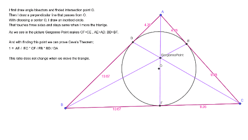 Ceva's Theorem – GeoGebra