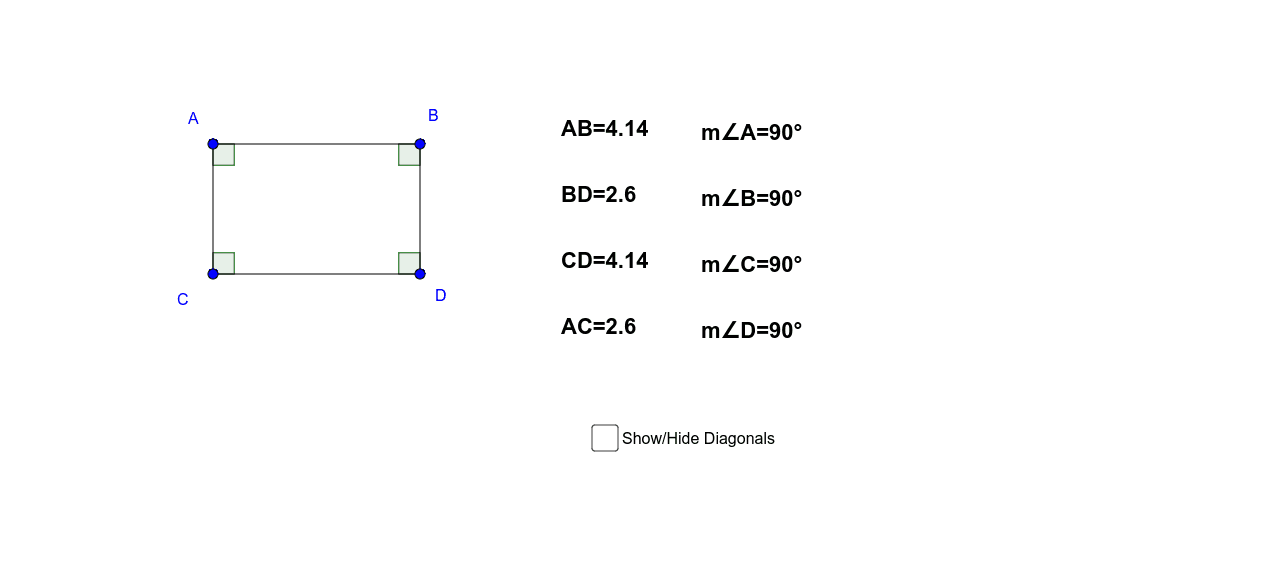 Rectangle Applet – GeoGebra