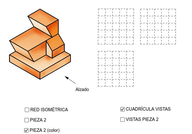 VISTAS/ISOMETRÍA (pieza 2) – GeoGebra