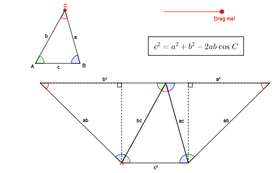 The Cosine Formula - Proof Without Words – GeoGebra
