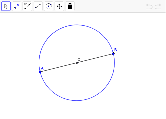 Investigation of Pi – GeoGebra