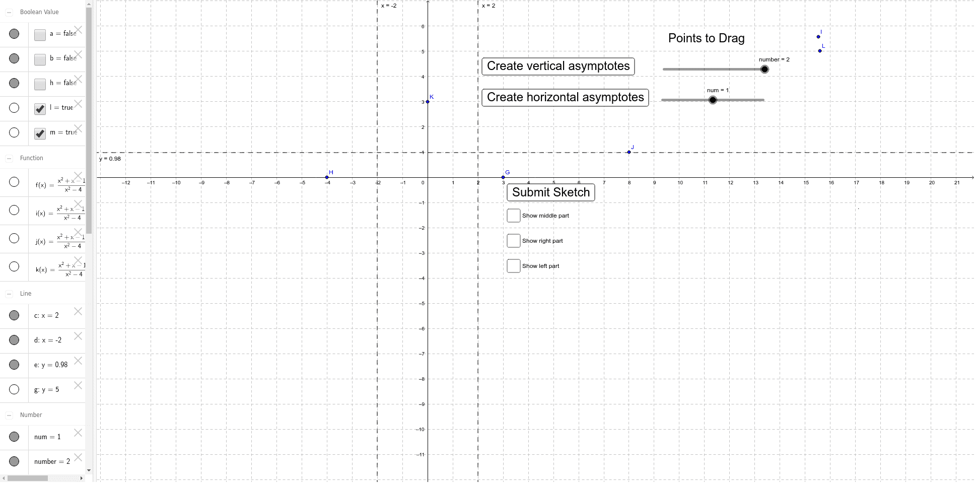 Graphing Rational Functions – GeoGebra