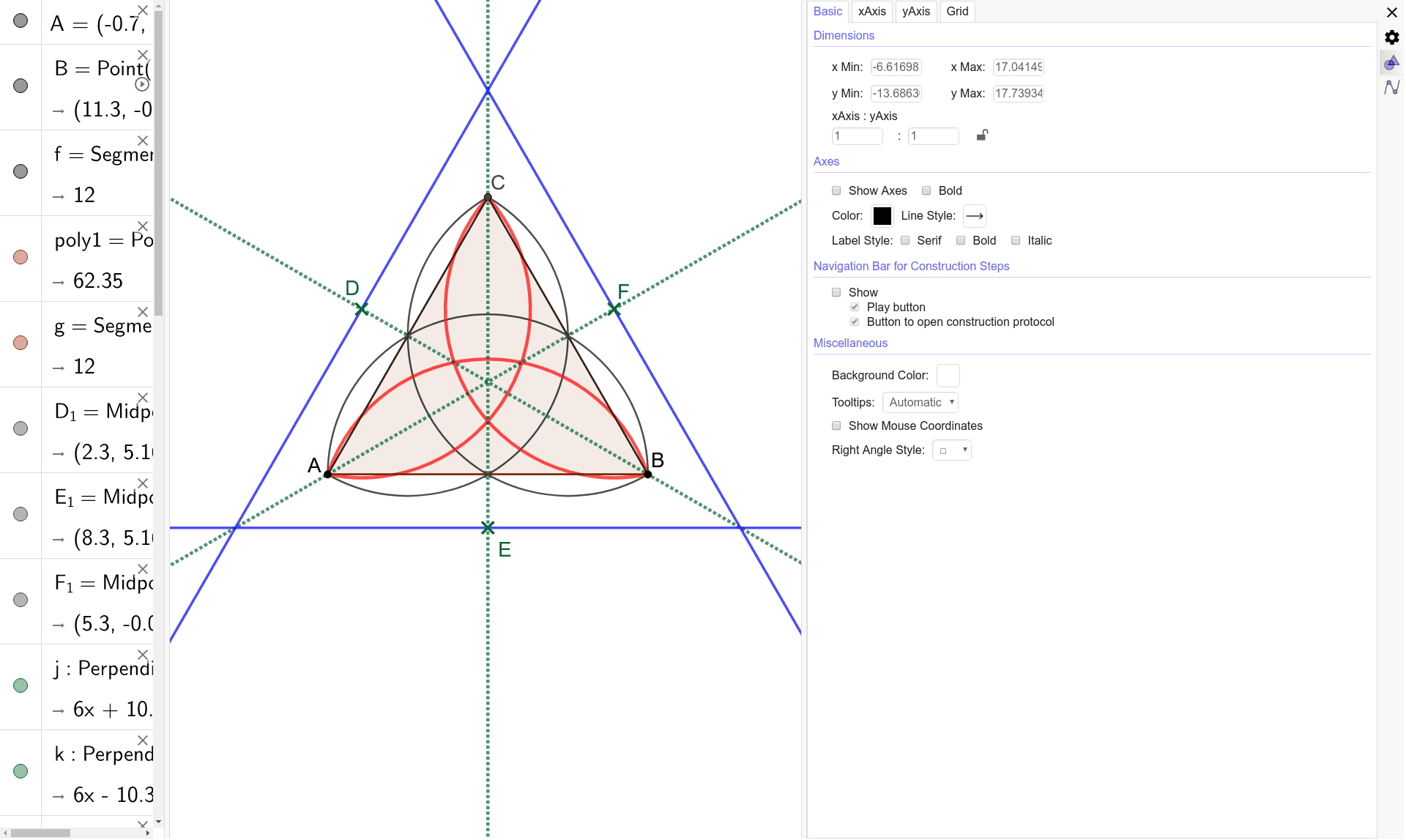 DTL2 6e Construction géométrique – GeoGebra