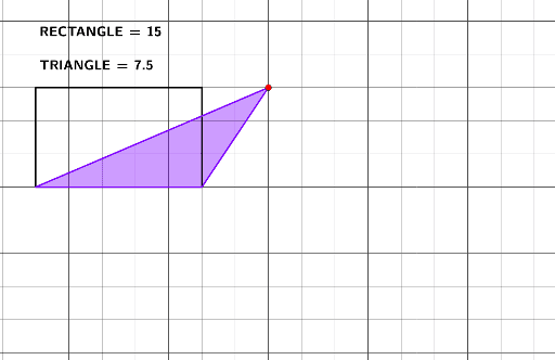 RECTANGLE AND TRIANGLE – GeoGebra