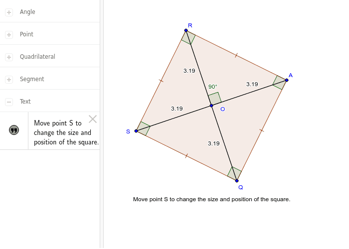 Diagonals Of A Square