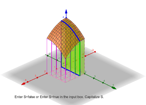 Fubinni's 3d Riemann Sum – GeoGebra