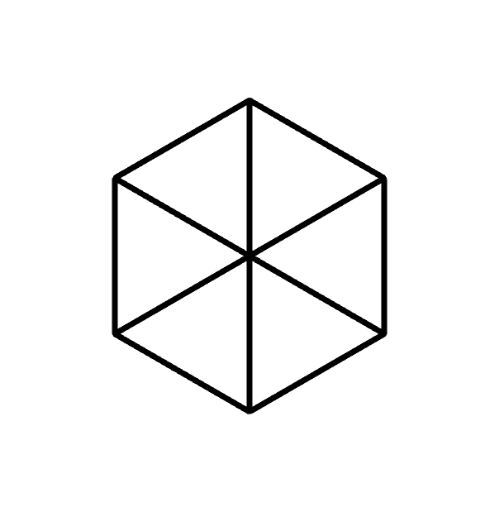 How to turn an hexagon to a cube? – GeoGebra