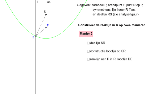 Opgave B3.4.7c manier 2 – GeoGebra