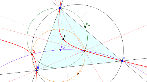 Reflections of the Orthocenter in Cevian Lines – GeoGebra