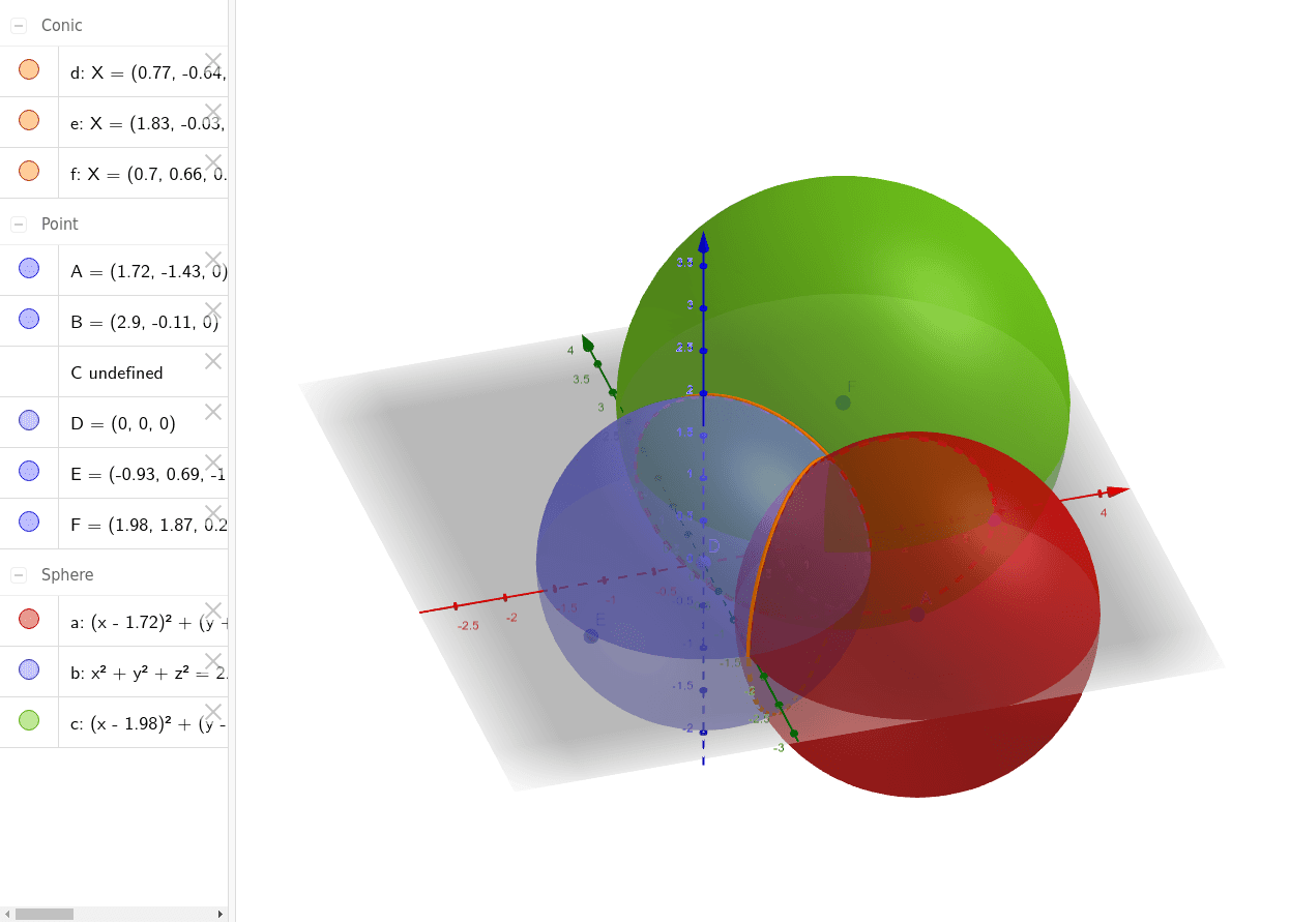 GPS - Trilatération – GeoGebra
