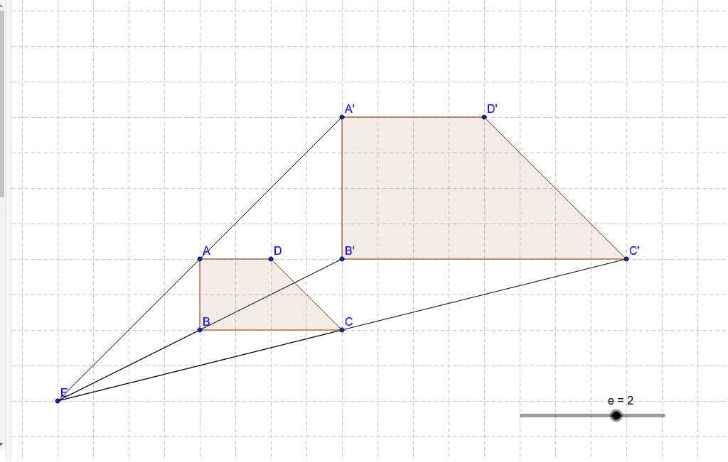 Dilations Exploration – GeoGebra