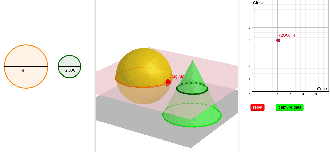Sphere and Cone Cross Sections (v2) – GeoGebra