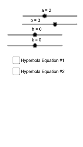 Hyperbolas (Horizontal) – GeoGebra