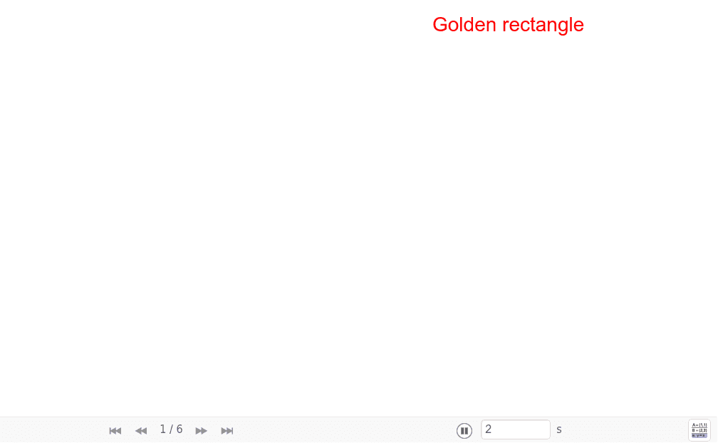 Golden rectangle – GeoGebra