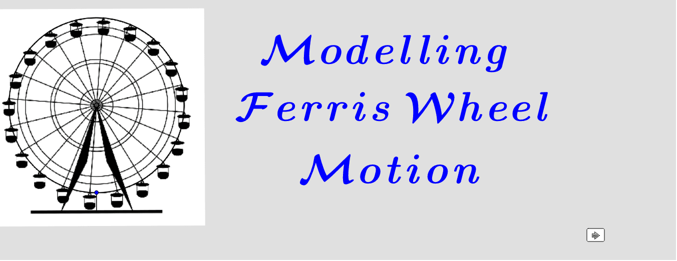 Modelling Ferris Wheel Motion – GeoGebra