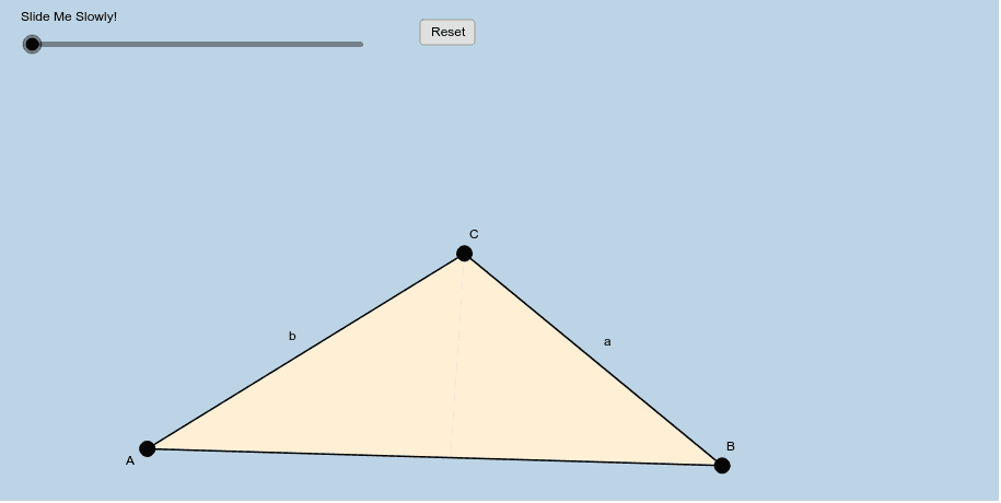 Triangle-Angle Bisector Theorem – GeoGebra