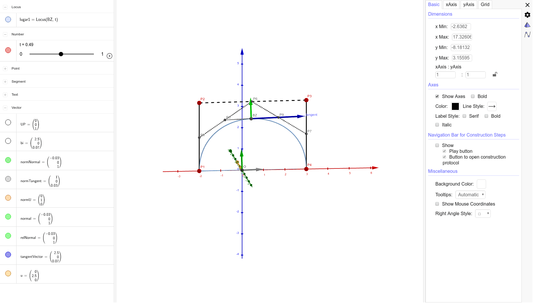 Cubic Bézier Curves – GeoGebra