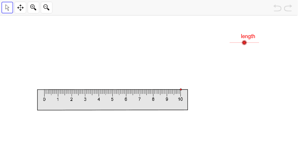 Ruler Geogebra 