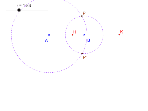 Locus: Circle – GeoGebra