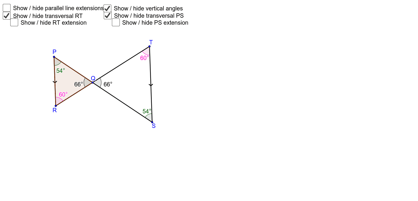 ACCESS - Similar Triangles formed by Parallel Lines – GeoGebra