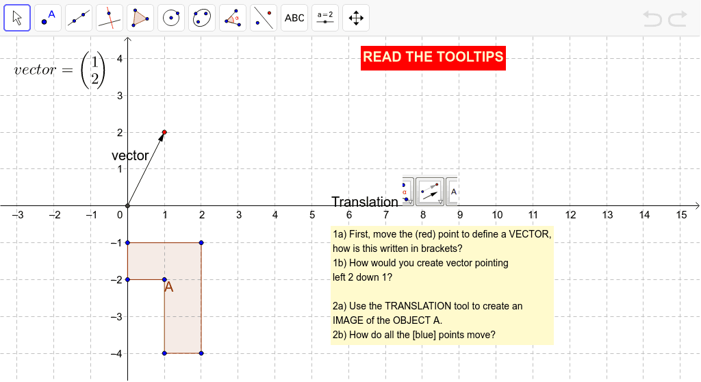 Translation Tool – GeoGebra