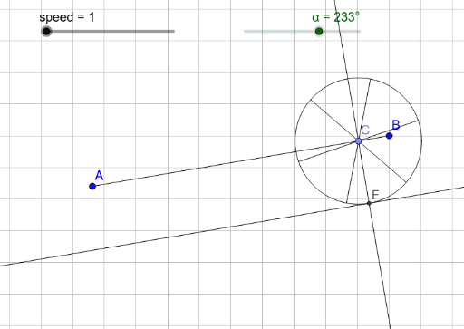 Rolling wheel - Speed slider – GeoGebra