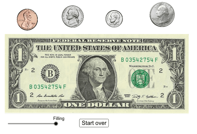 Make A Dollar From Change Template GeoGebra Make A Dollar From Change Template GeoGebra