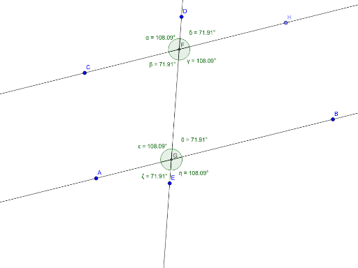 Parallel Line Exploration 2 – GeoGebra
