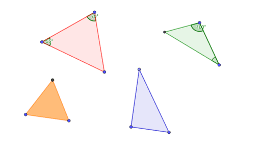triangle classification – GeoGebra