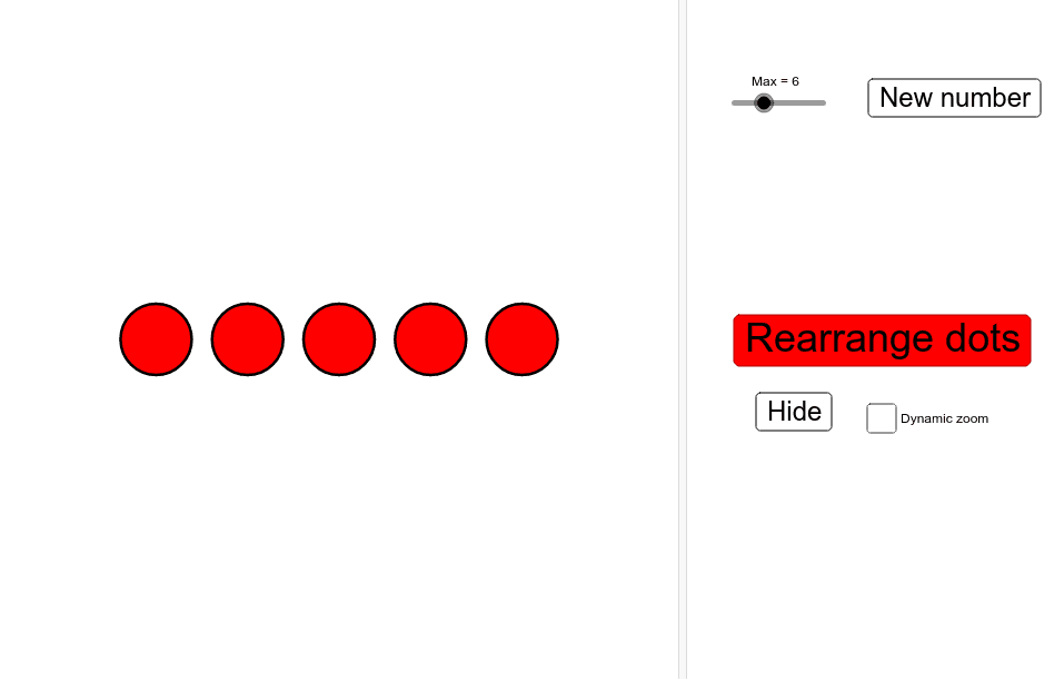 Moving Dots – GeoGebra