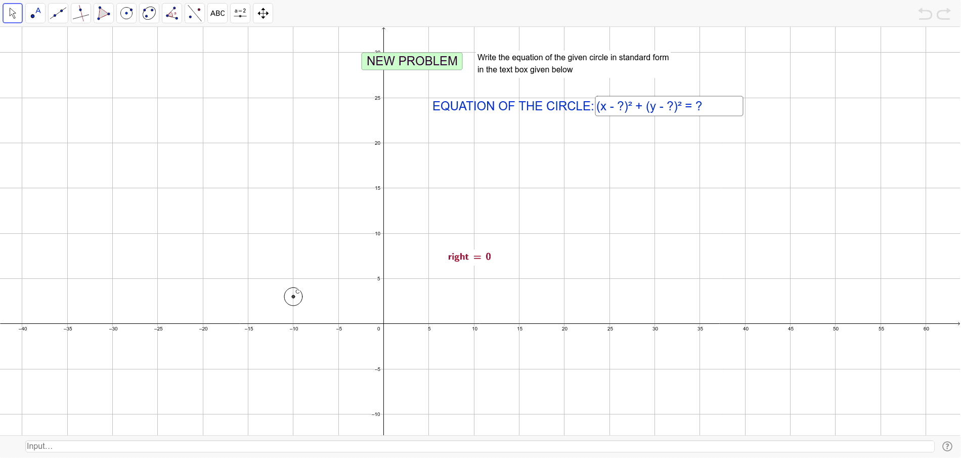 Equation of a circle – GeoGebra