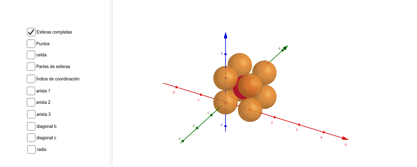 Estructura cúbica centrada en el cuerpo – GeoGebra