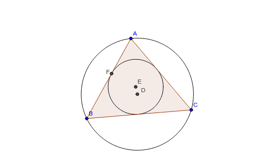 Incircle and Circumcircle – GeoGebra