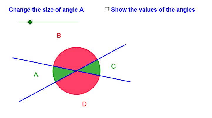Vertically Opposite Angles Geogebra Exterior Angles Lab In GeoGebra