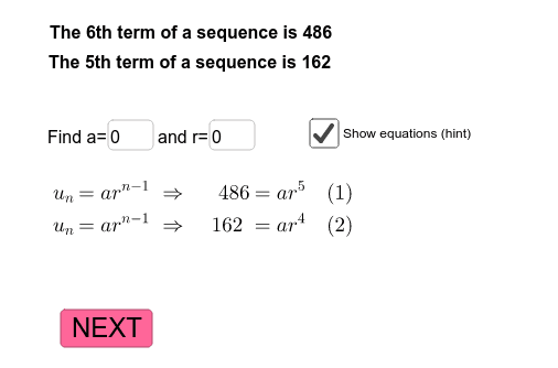 Arithmetic and Geometric Series – GeoGebra