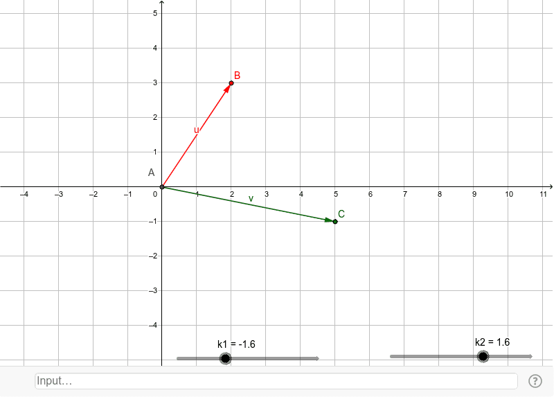 Opérations sur les vecteurs – GeoGebra