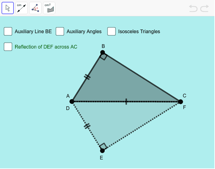 Hypotenuse Leg Criteria – GeoGebra
