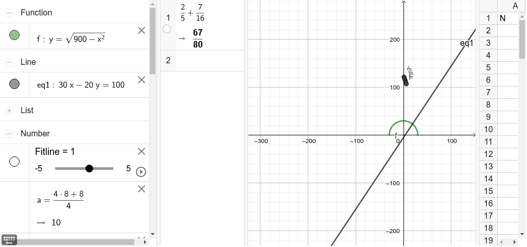 List 1 – GeoGebra