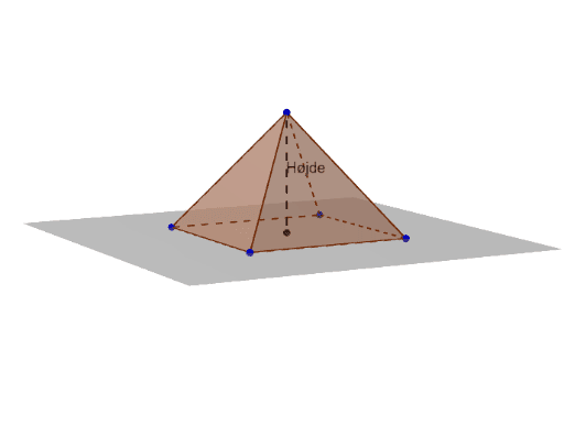 Pyramide i 3D – GeoGebra