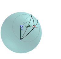 Exterior Angle Inequality Spherical Geometry – GeoGebra