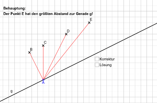 Parallele Geraden – GeoGebra