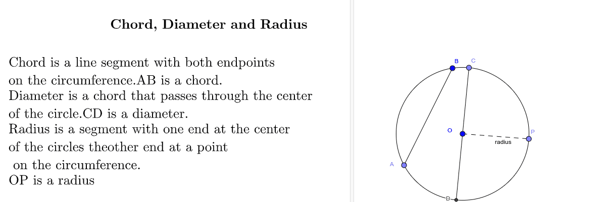 Circumference and Circle – GeoGebra
