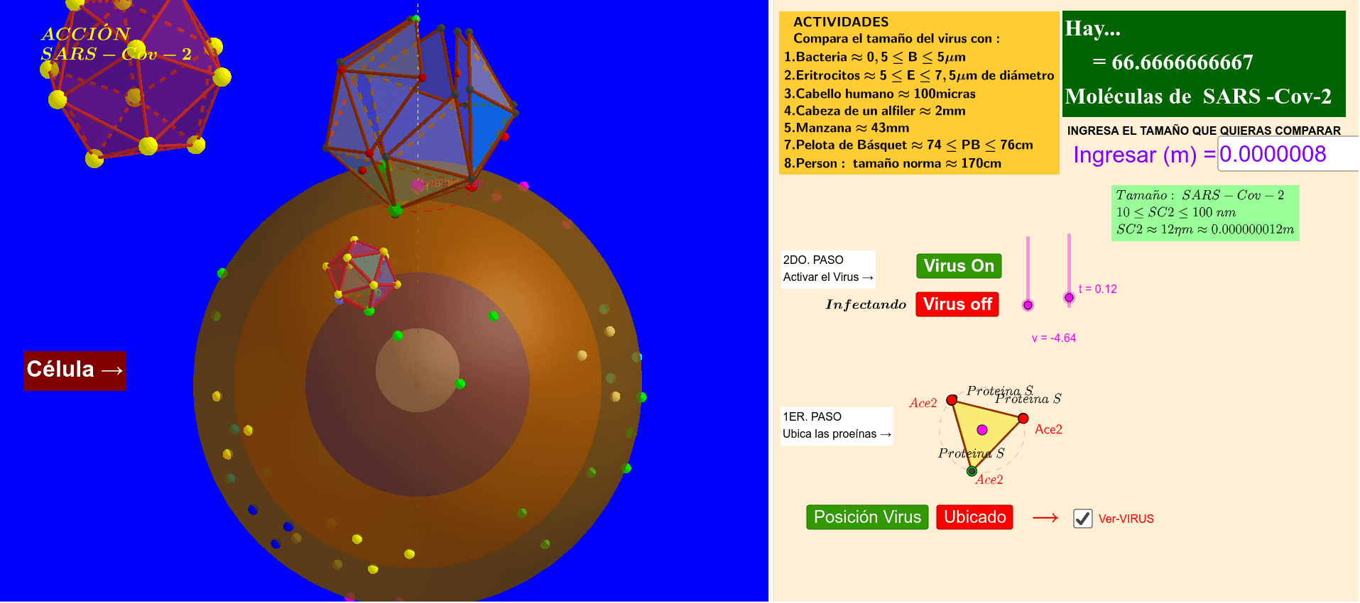 BIO-FÍSICA: Acción SARS - Cov-2 (Prefijos Físicos) – GeoGebra