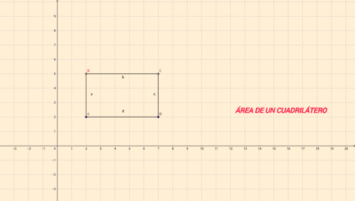 Area de un cuadrilátero – GeoGebra