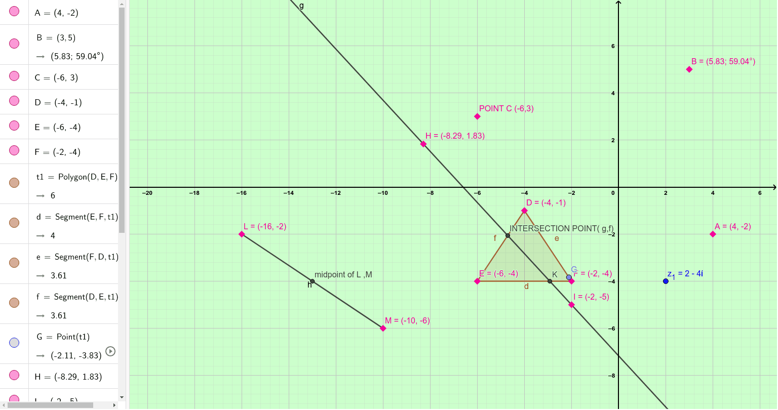 MODULE 4 HW POINT TOOL USAGES – GeoGebra