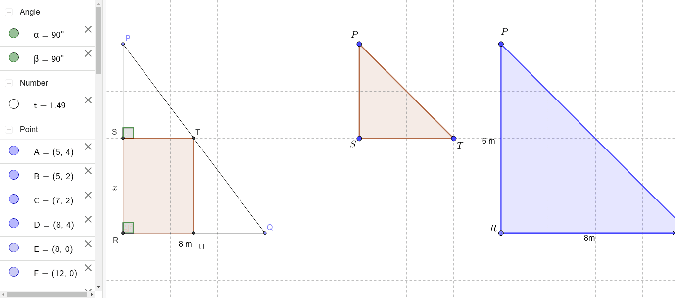 Inscribed Triangle In Rectangle