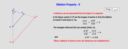 Dilation And Distances التمدد والمسافات – GeoGebra