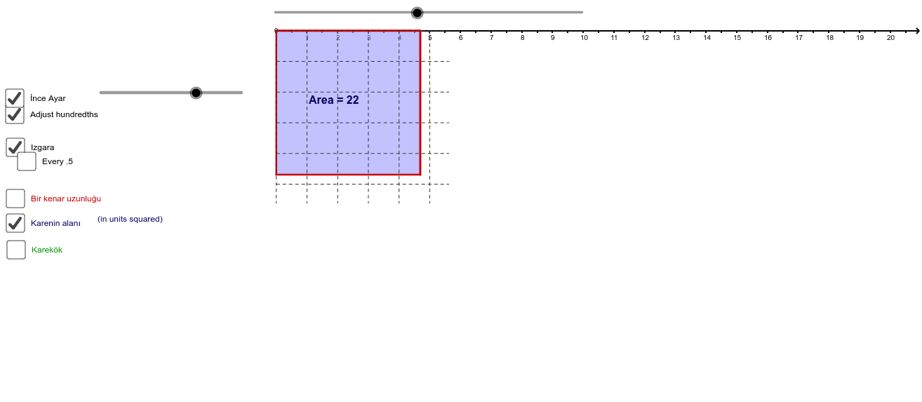 Visualizing Square Roots – GeoGebra