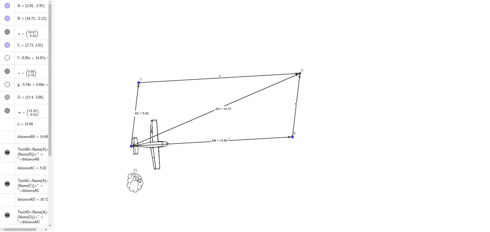 Vector addition – GeoGebra