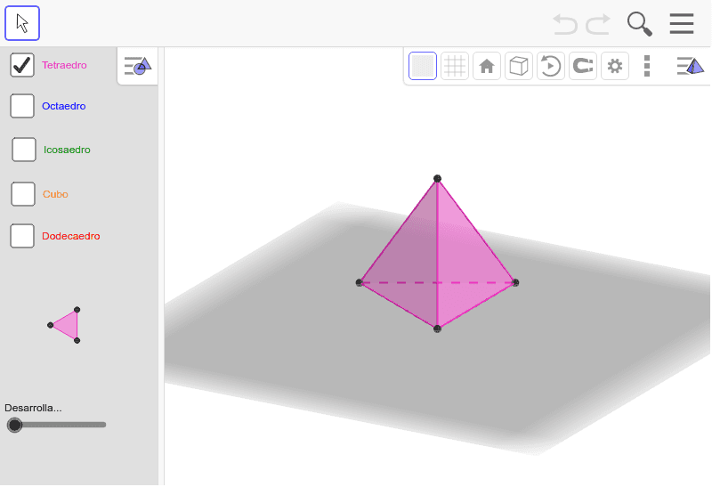 Poliedros regulares – GeoGebra